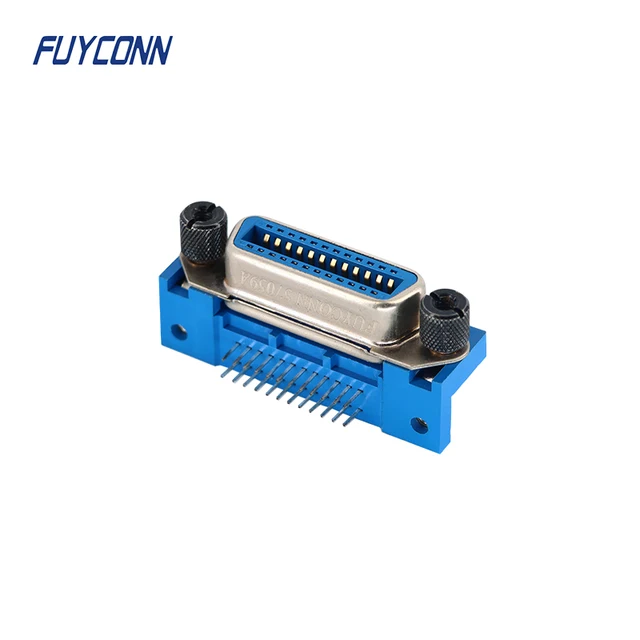 24pin IEEE-488 Connector Right Angle PCB 24 Way Female IEEE 488 ...