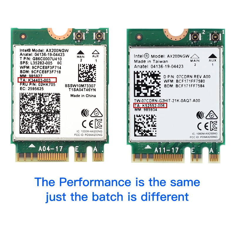 Intel ax210 - Adaptateur Wifi 6e Intel Ax210 Pcie, Bluetooth 5.2 ...