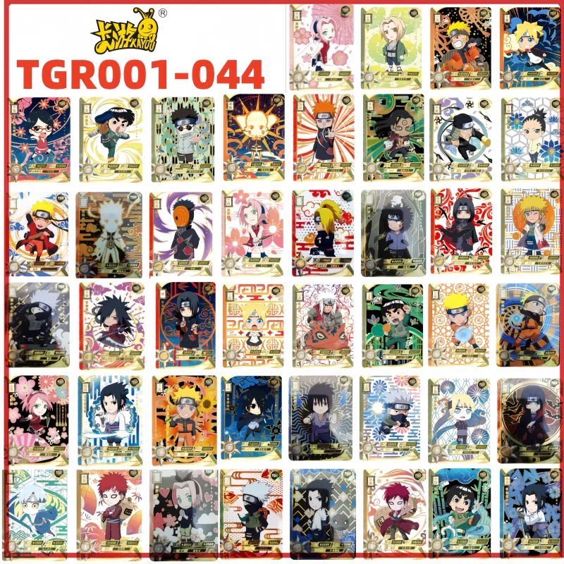 KAYOU Naruto TGR 1-44 Cards Series Rare Collection Flash Card Uchiha ...