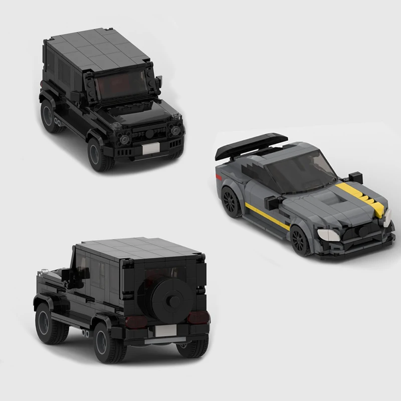 MOC-Building-Block-Car-Model-Kit-G63-Black-Knight-Speed-Urban-Off-road ...