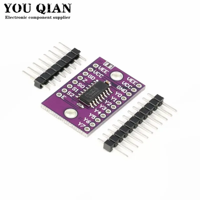 CJMCU 4051 74HC4051 8 channel Analog Multiplexer Selector Module ...