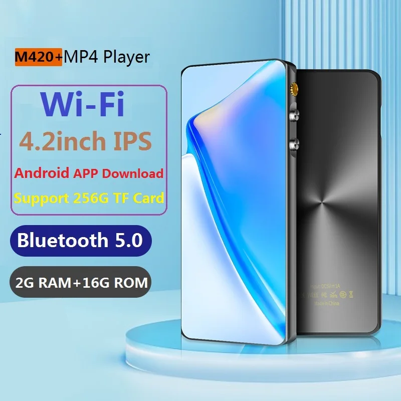 New-M420-Android-WiFi-MP4-Player-Bluetooth-5-0-Google-Play-4-2inch ...