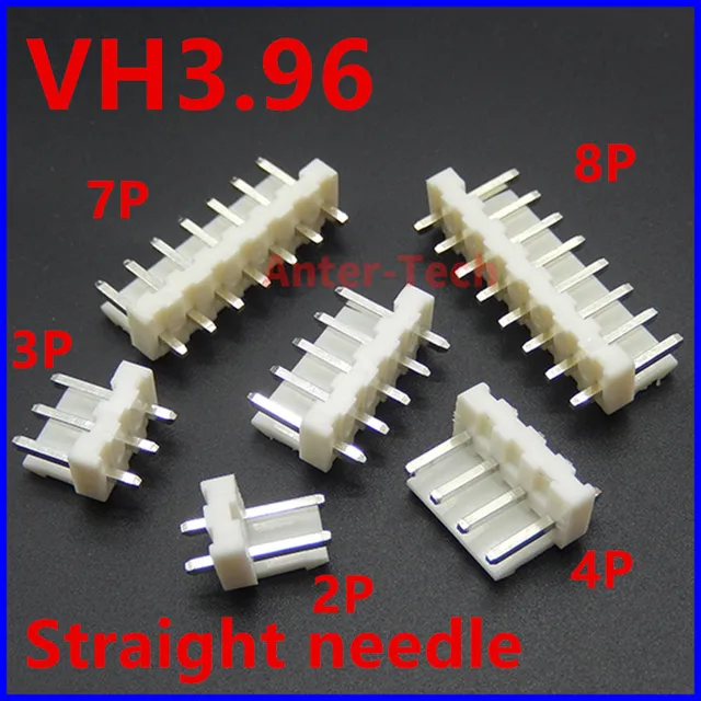 10PCS VH 3.96mm 2P 3P 4P 5P 6P 7P 8Pin Male Plug Female Housing Terminals VH3.96 Connector
