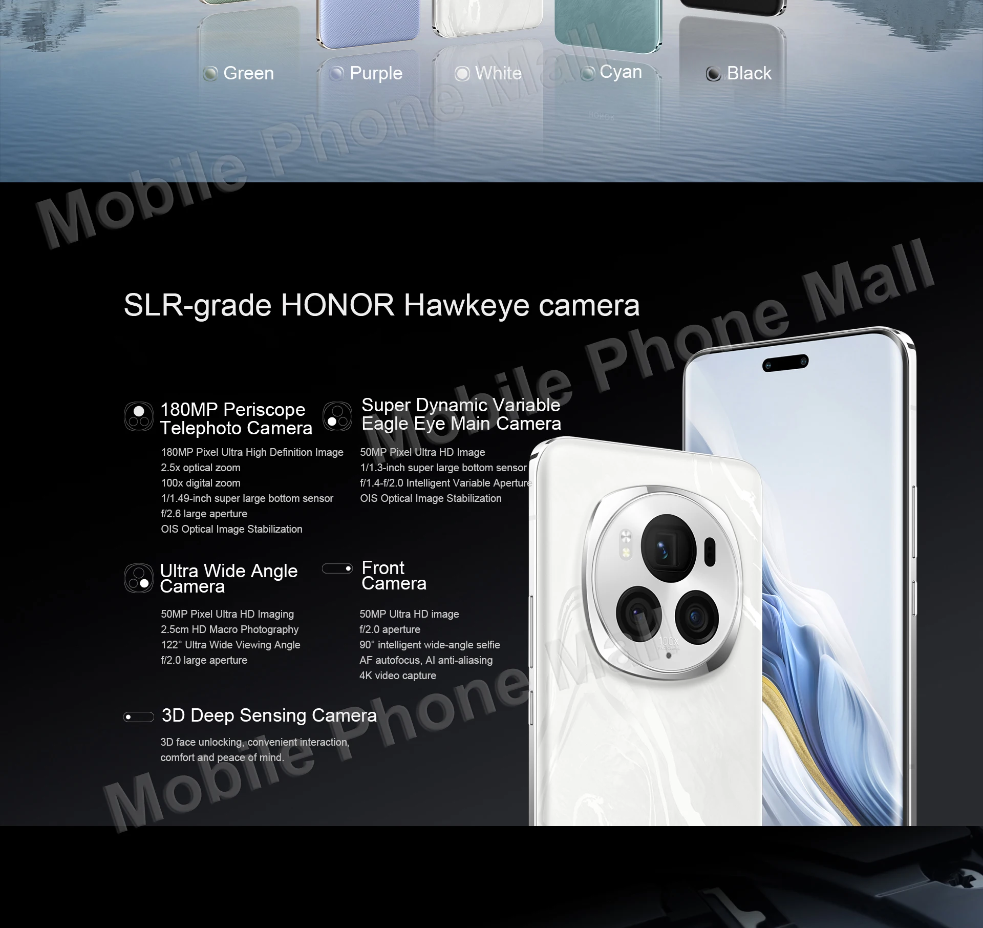 2024 New HONOR Magic 6 Pro 5G 6.8 Inches OLED 120Hz Screen Snapdragon 8 Gen 3 MagicOS 8 Camera ...