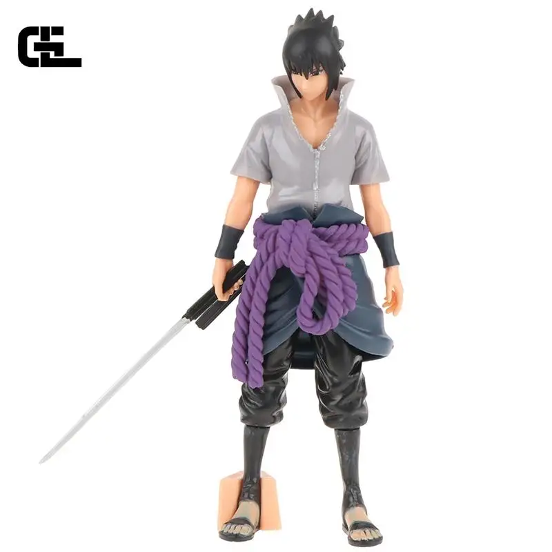 23Cm-Anime-Naruto-Figura-Modelo-Sasuke-A-o-Estatueta-Decora-o-Est-tua ...