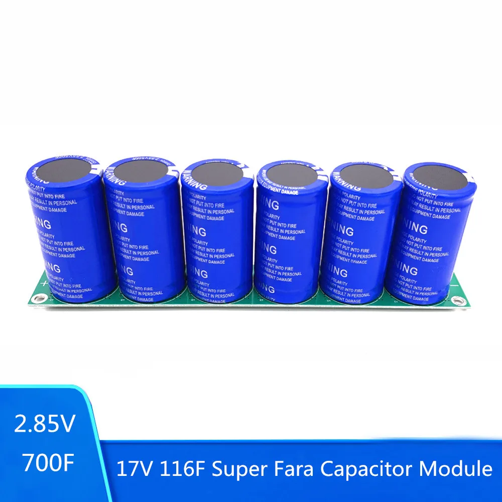 6PCS-1Set-17V-116F-Single-Row-Farad-Capacitor-Super-Capacitor-2-85V ...