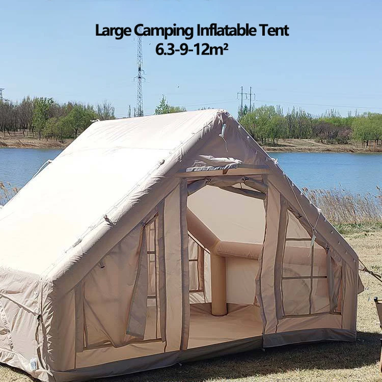 Grande-Tente-Gonflable-pour-Camping-en-Plein-Air-Portable-paisse-tanche ...