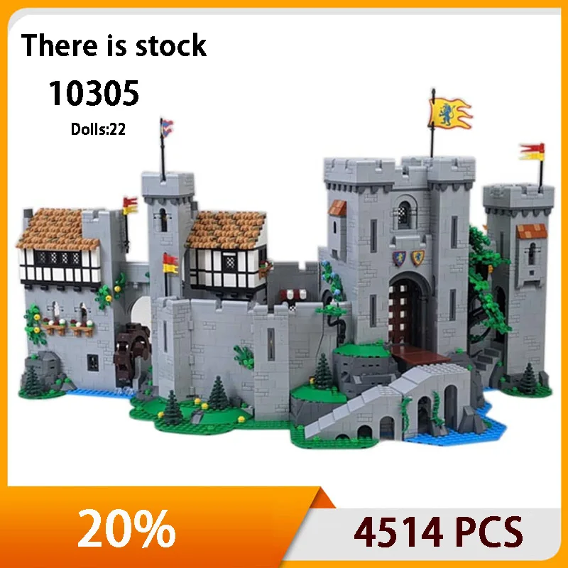 Bloques de construcción del castillo del Rey León para niños, juguete ...