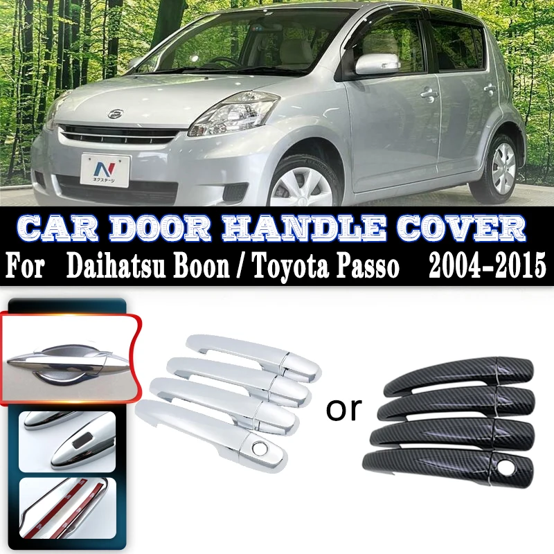 For-Daihatsu-Boon-Toyota-Passo-M300-2004-2015-Car-Carbon-Fiber-handle ...