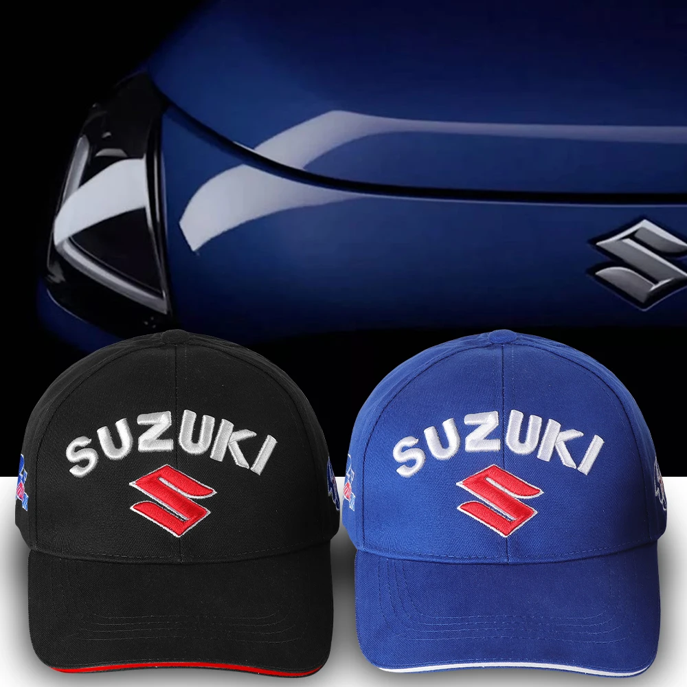 Suzuki Emblem Embroidered Car Adjustable Racing Sport Baseball Hat ...