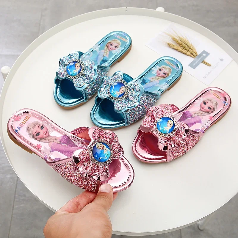 Children-s-Slipper-for-Girls-Summer-Princess-Open-toe-Flat-Slippers ...