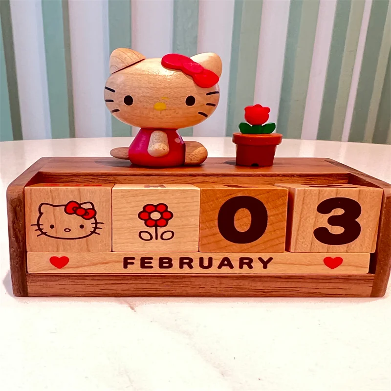 Sanrio-Hello-Kitty-Wooden-Creative-Decoration-Perpetual-Calendar ...