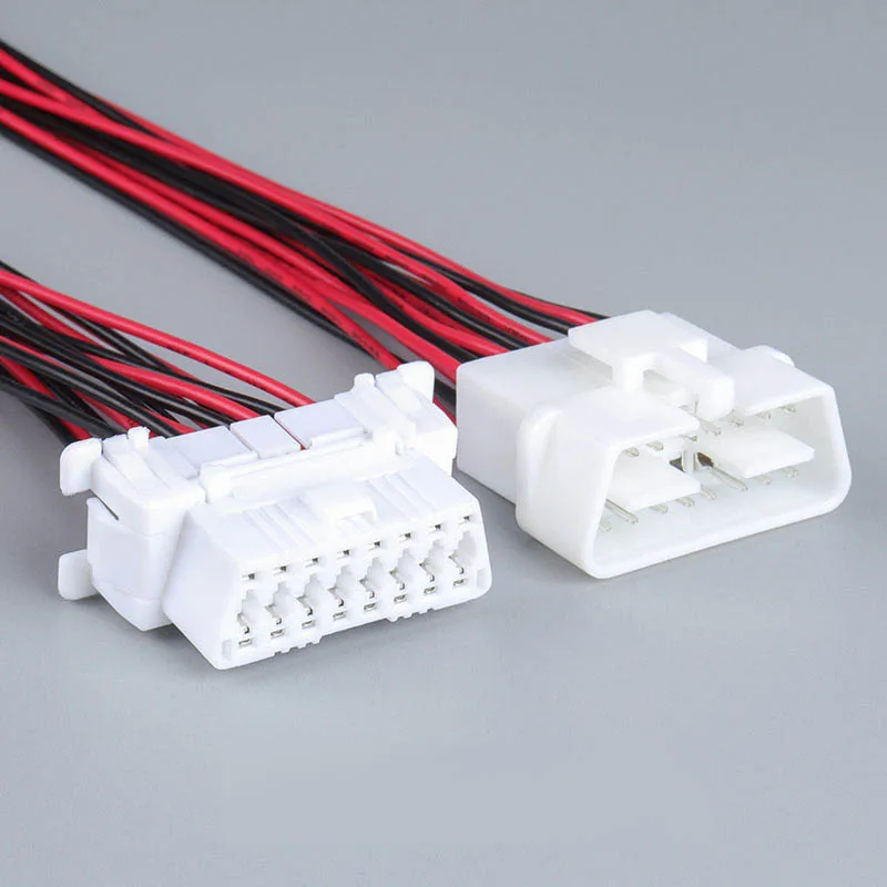 White-Obd2-16pin-To-Open-Cord-Female-Head-Male-Head-Obd-Terminal-Line ...