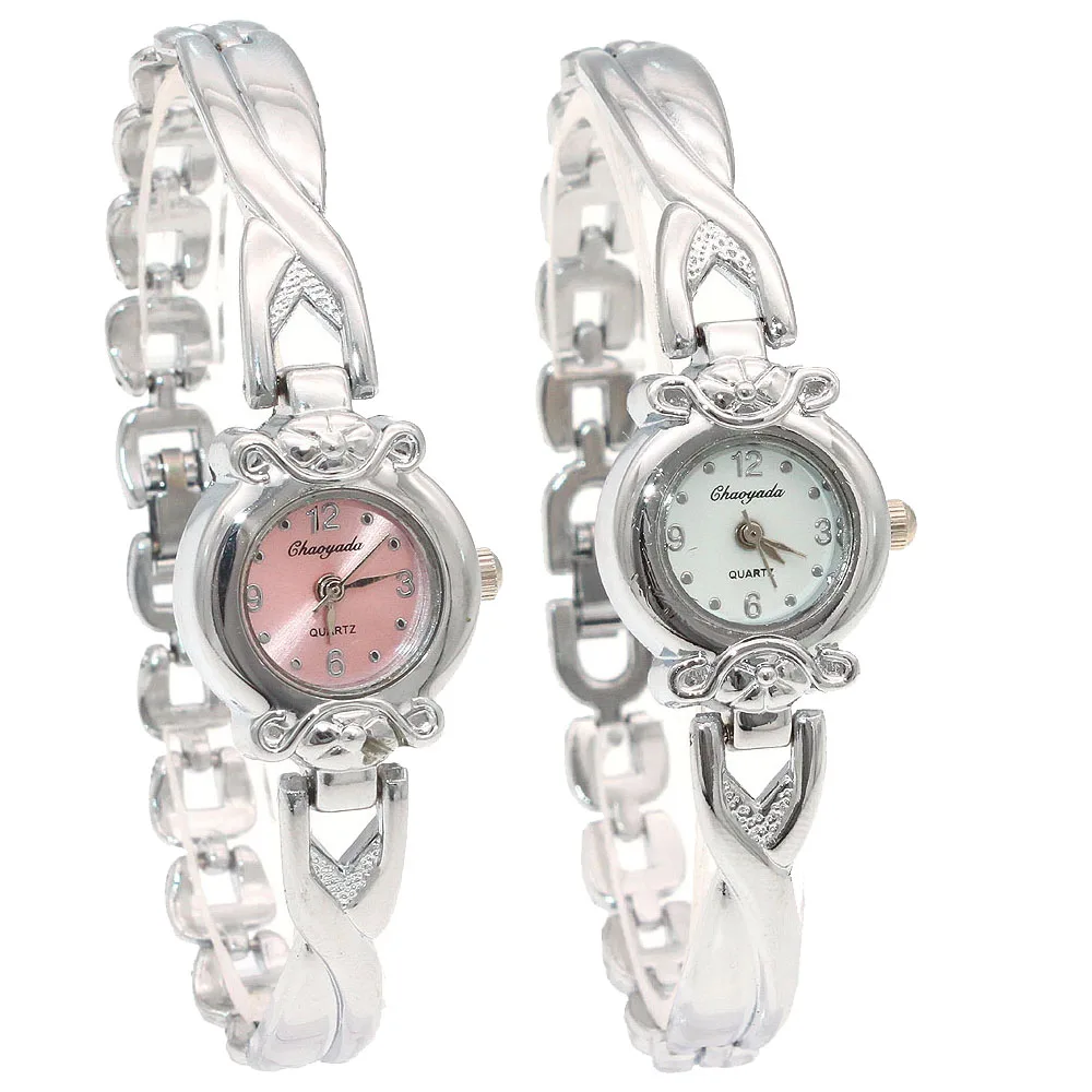 10pcs/Lot, Cute Women Bracelet Watch Golden Small Dial Quartz Watch ...