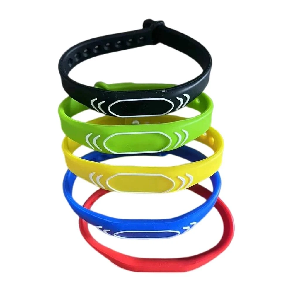 125Khz 5Colors Waterproof Bracelet EM4100 TK4100 RFID Read Only Keyfobs ...