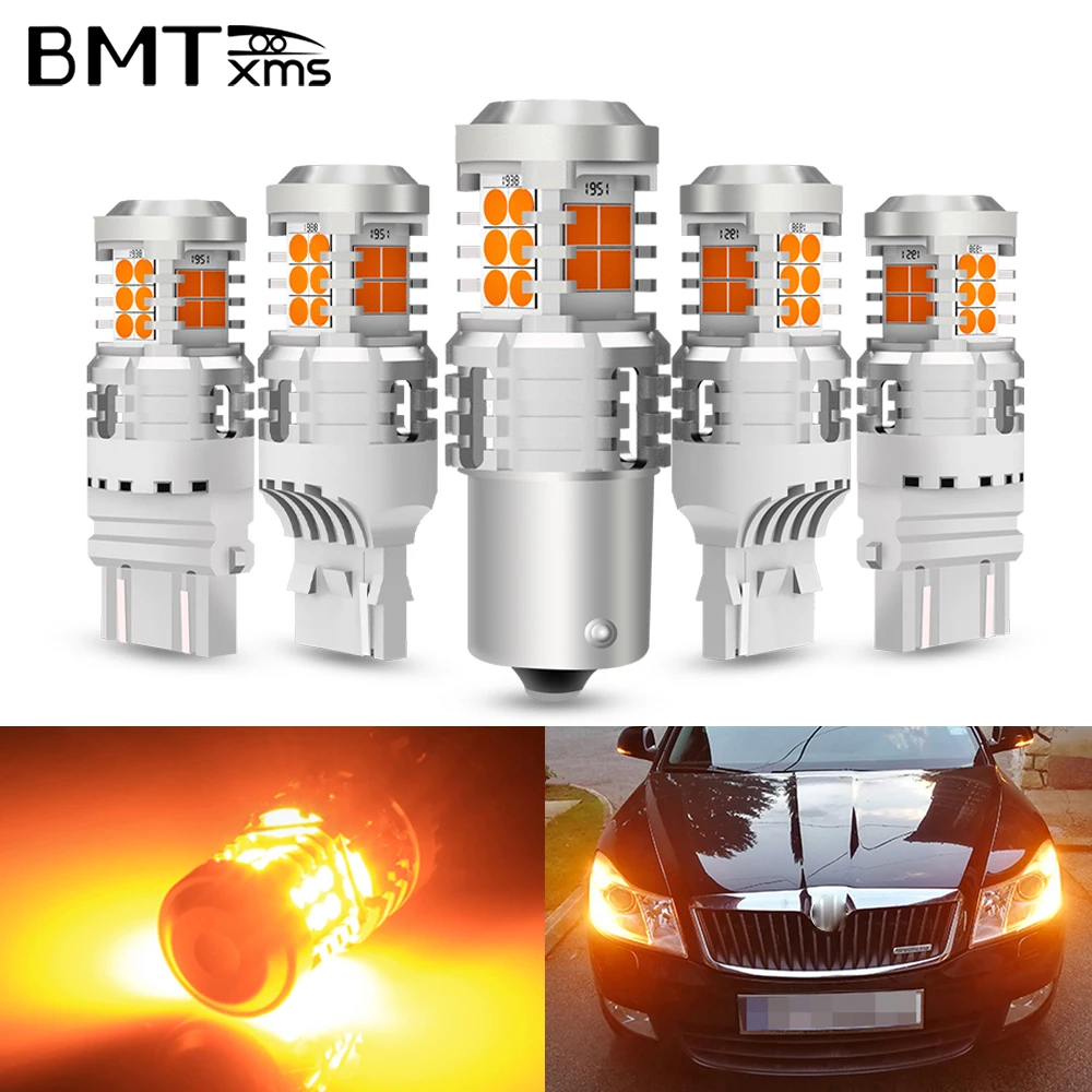 BMTxms-2X-Canbus-T20-7443-W21W-WY21W-PY21W-BAU15S-Turn-Signal-Light ...