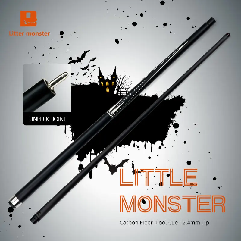 Little-Monster-Carbon-Cue-12-4mm-Tip-Carbon-Fiber-Shaft-1-2-Split-Cue ...