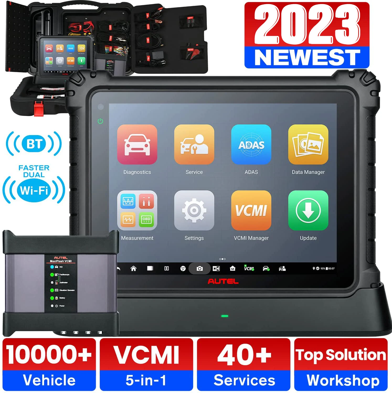 Autel tableta de diagnóstico inteligente MaxiSys Ultra automotriz ...