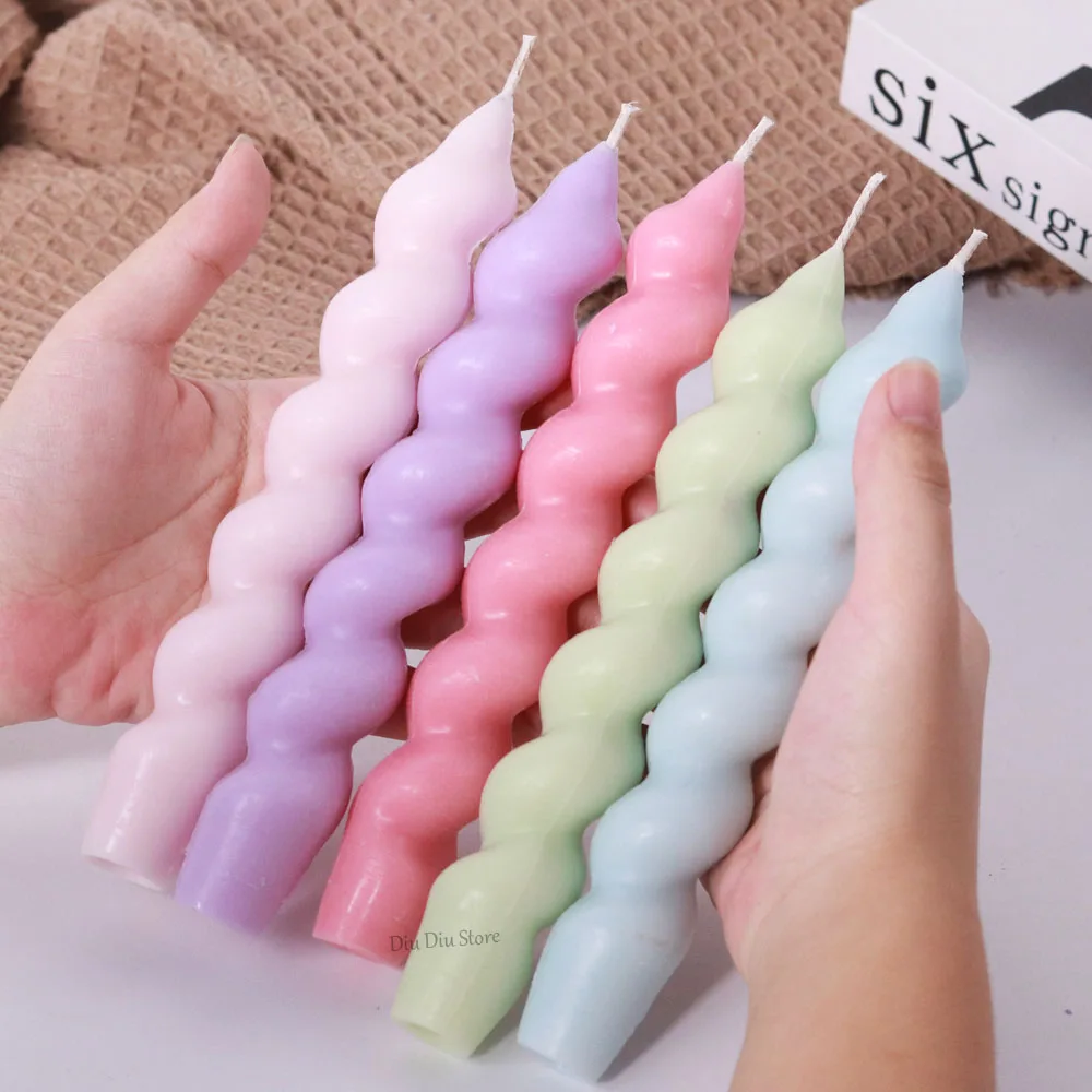 Long-Spirals-Pillar-Acrylic-Candle-Mold-DIY-Scented-Candles-Crafts ...