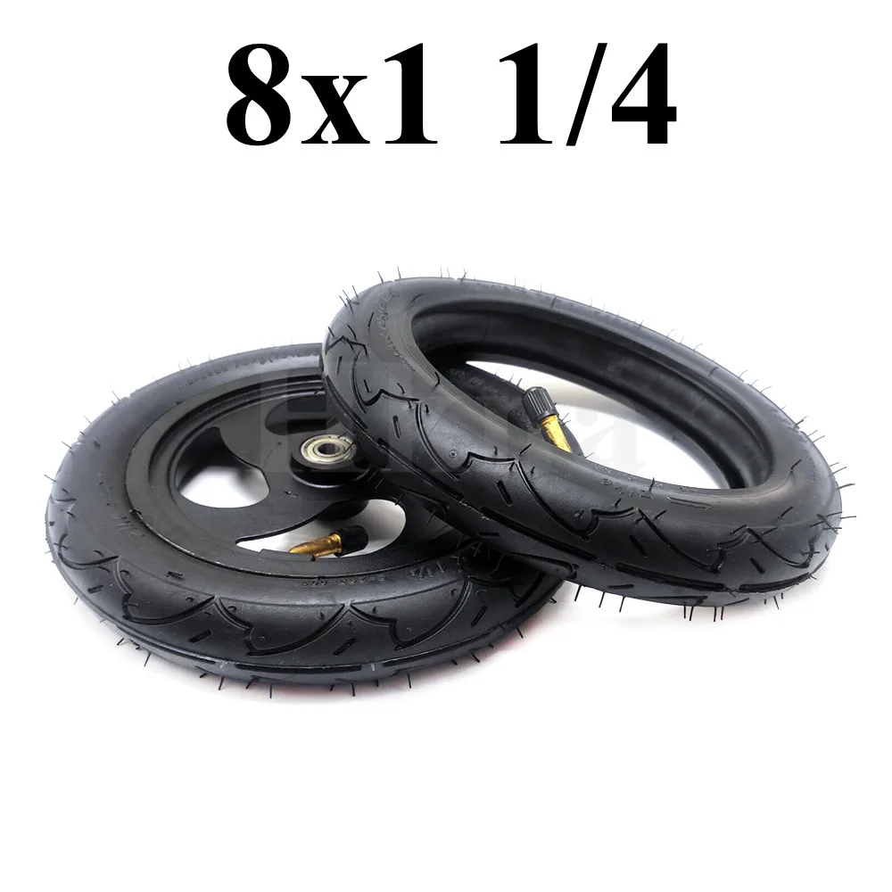 8 Inch Anti-skid Shock Wheel Tyre 8x1 1/4 (200x45) Inner Tube Outer ...