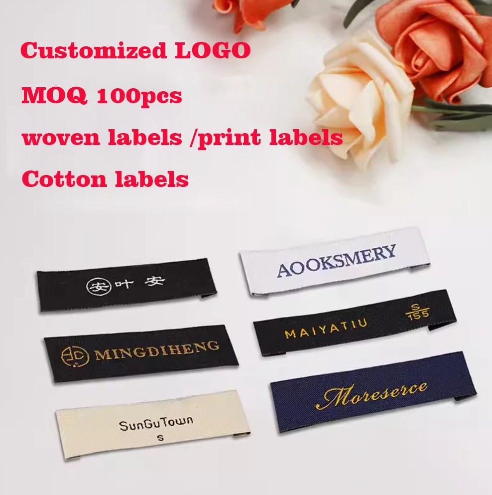 Customized-labels-High-Quanlity-Woven-Labels-For-Garment-Clothes-Labels ...