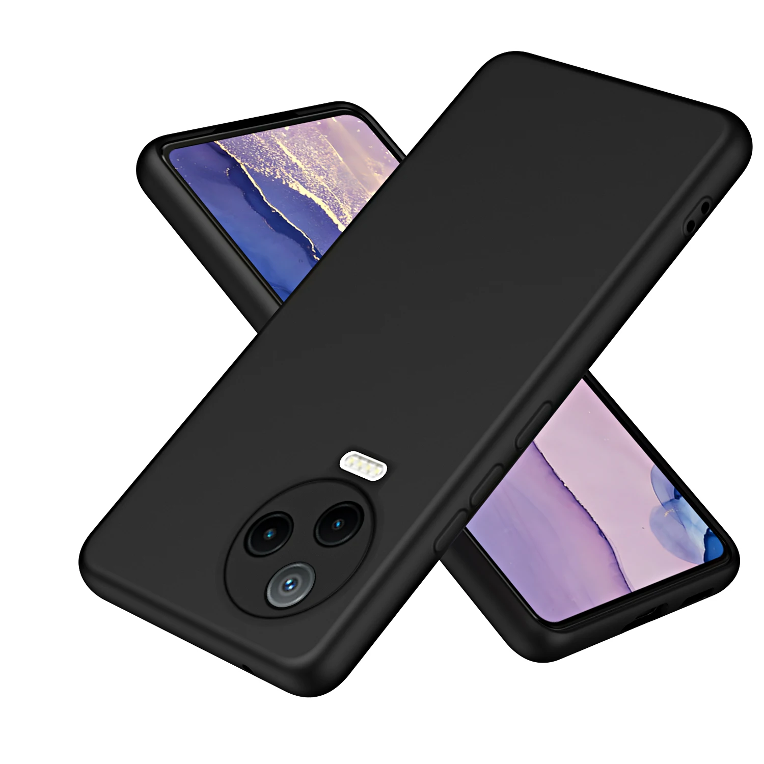 Caso de silicone líquido para infinix note 12 pro note12pro luxo ...