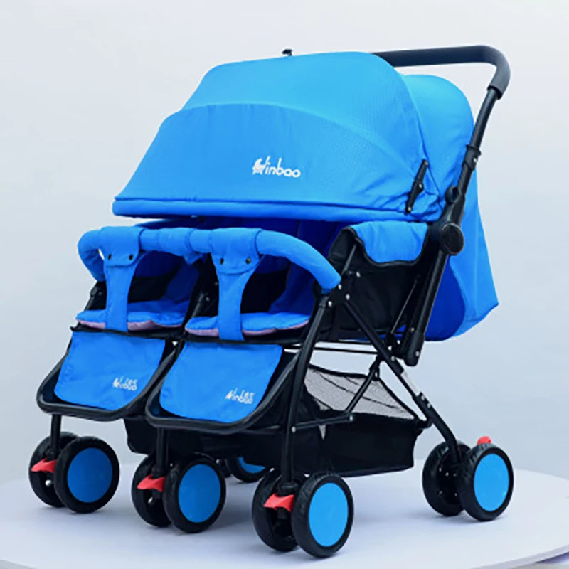 Twins Baby Stroller Folding Double Baby Stroller for Twins Travel ...