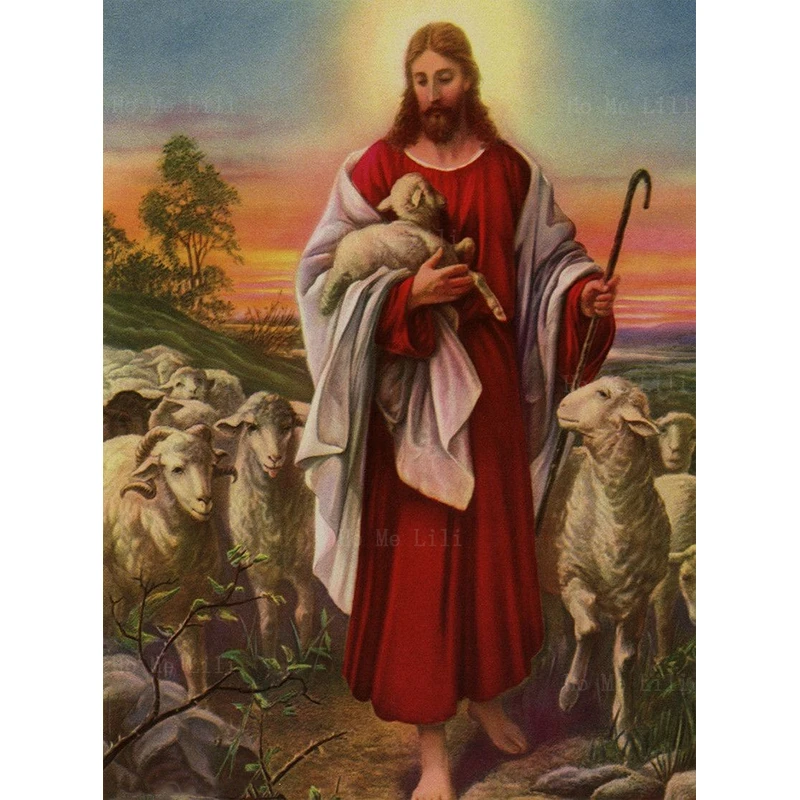Jesus-Good-Shepherd-The-Savior-Of-Mankind-Sheep-Of-Christ-Religion-Pray ...