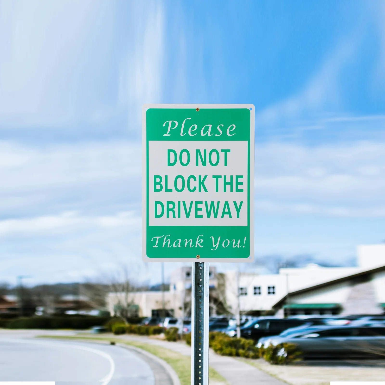 Señal de advertencia del vehículo, señal de No bloquear la entrada ...