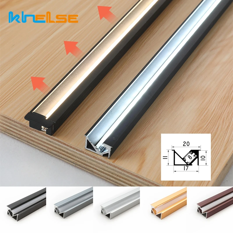 0-5m-1m-45-Degree-Oblique-Lighting-LED-Aluminum-Profile-Cabinet ...