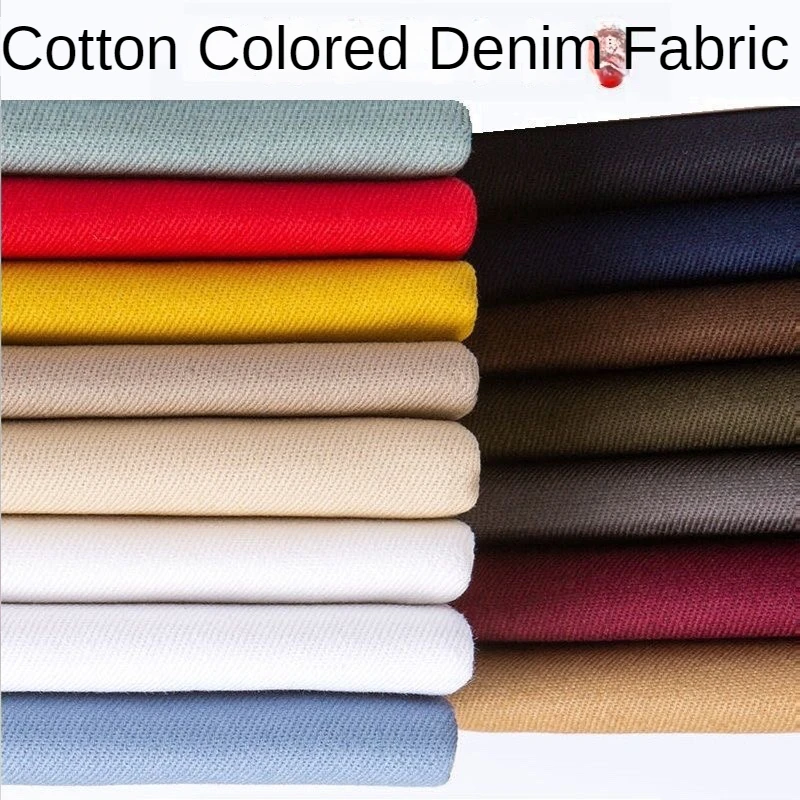 Thickened-Cotton-Denim-Fabric-By-The-Meter-for-Jackets-Coats-Clothing ...
