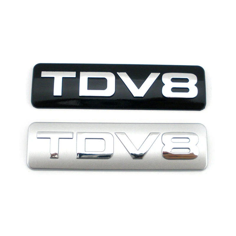 Chrome Silver Discovery Rear Boot Badge Emblem Vogue Sport TDV8 Car ...