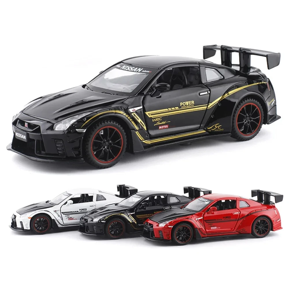 1-32-Nissan-GTR-R35-Racing-Car-Model-Scale-Children-Kids-Toys-Car-1-24 ...