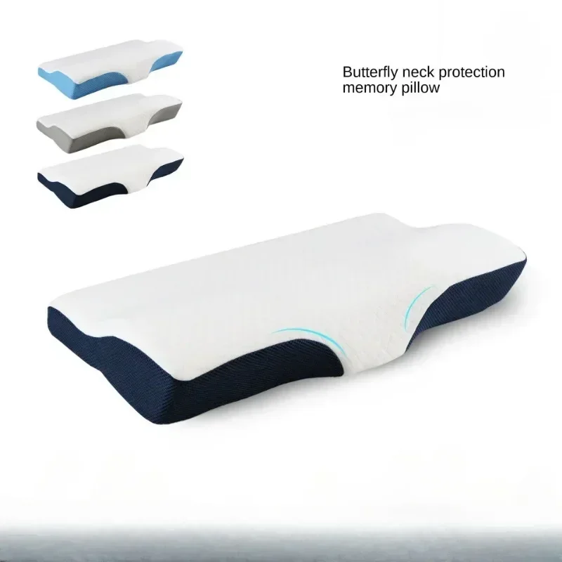 Neck-Pillow-Slow-Rebound-Memory-Cotton-Pillow-Anti-Snoring-Special ...