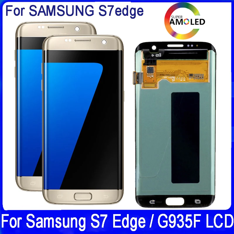 5.5"Super AMOLED For Samsung S7 Edge G935 SM-G935F Has Burn and Shadow ...