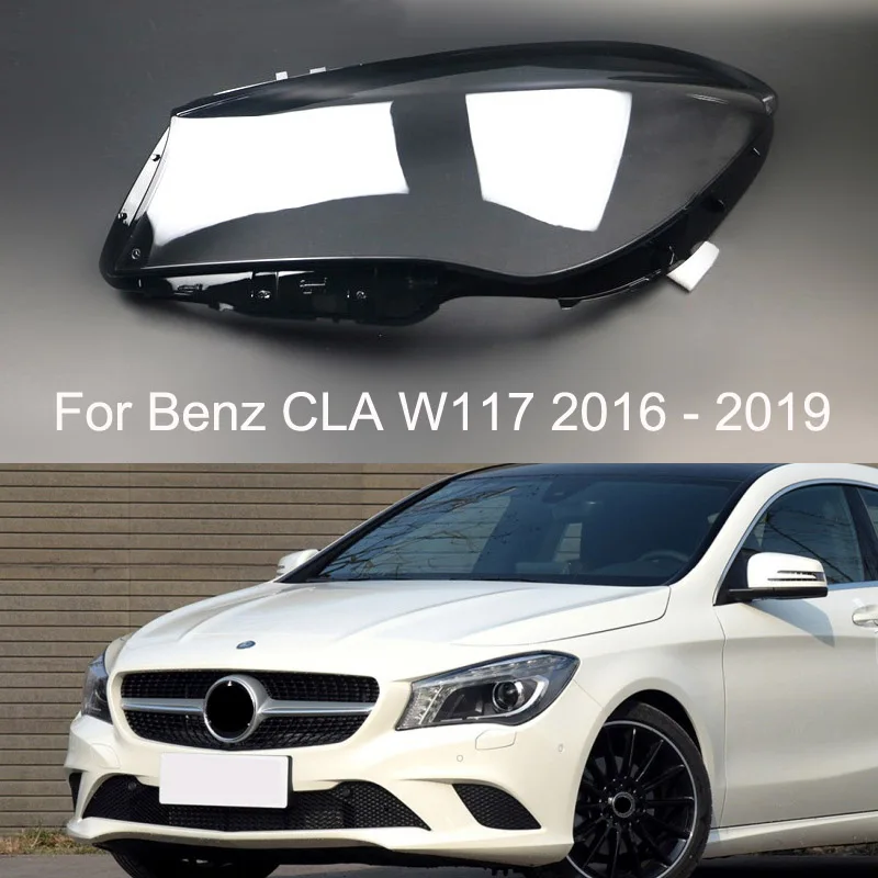 For-Mercedes-Benz-CLA-W117-2016-2017-2018-2019-Front-Headlight-Cover ...
