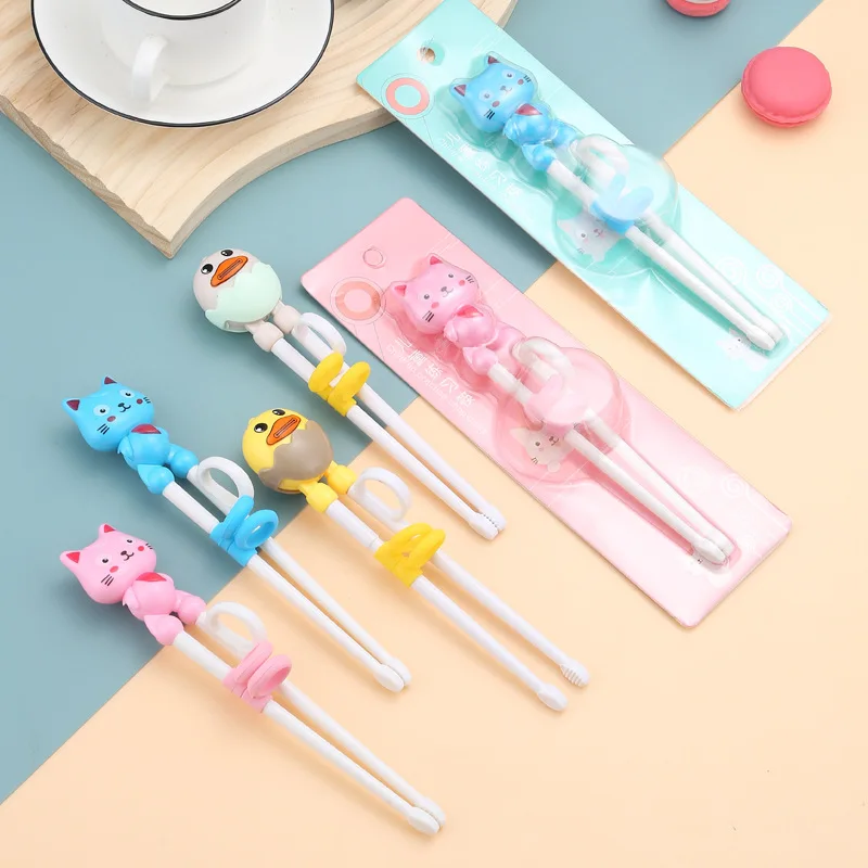 1-Pair-of-Cute-and-Reusable-Portable-Chopsticks-for-Children-To-Learn ...