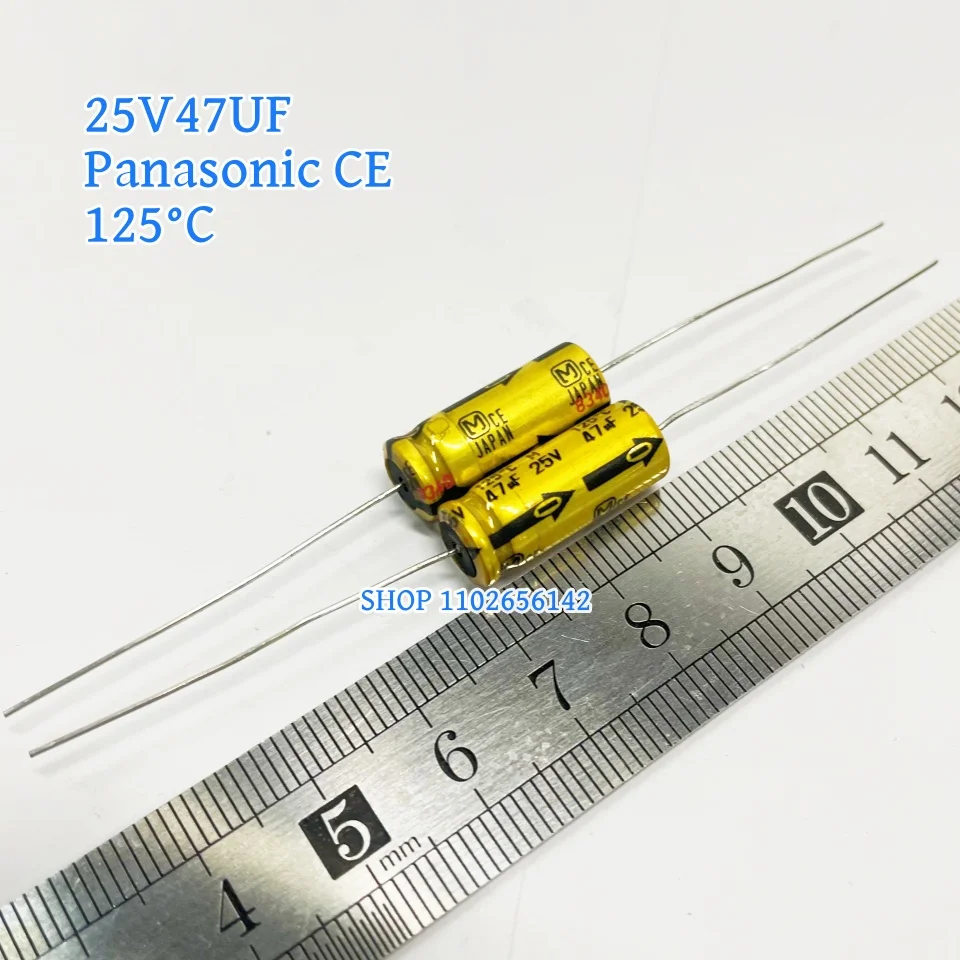 5PCS 25V47UF 16V220UF axial electrolytic capacitor Gold shell 220UF16V ...