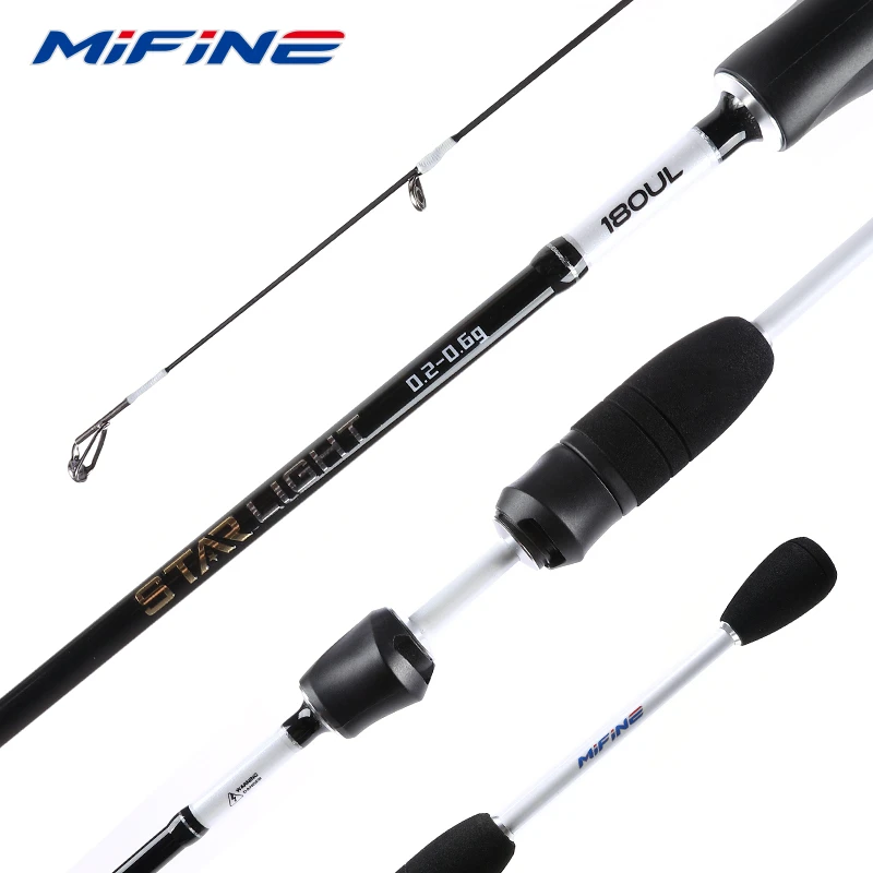 MIFINE STARLIGHT High Carbon Spinning Rod 1.80M 1.85M 1.93M UL Power ...