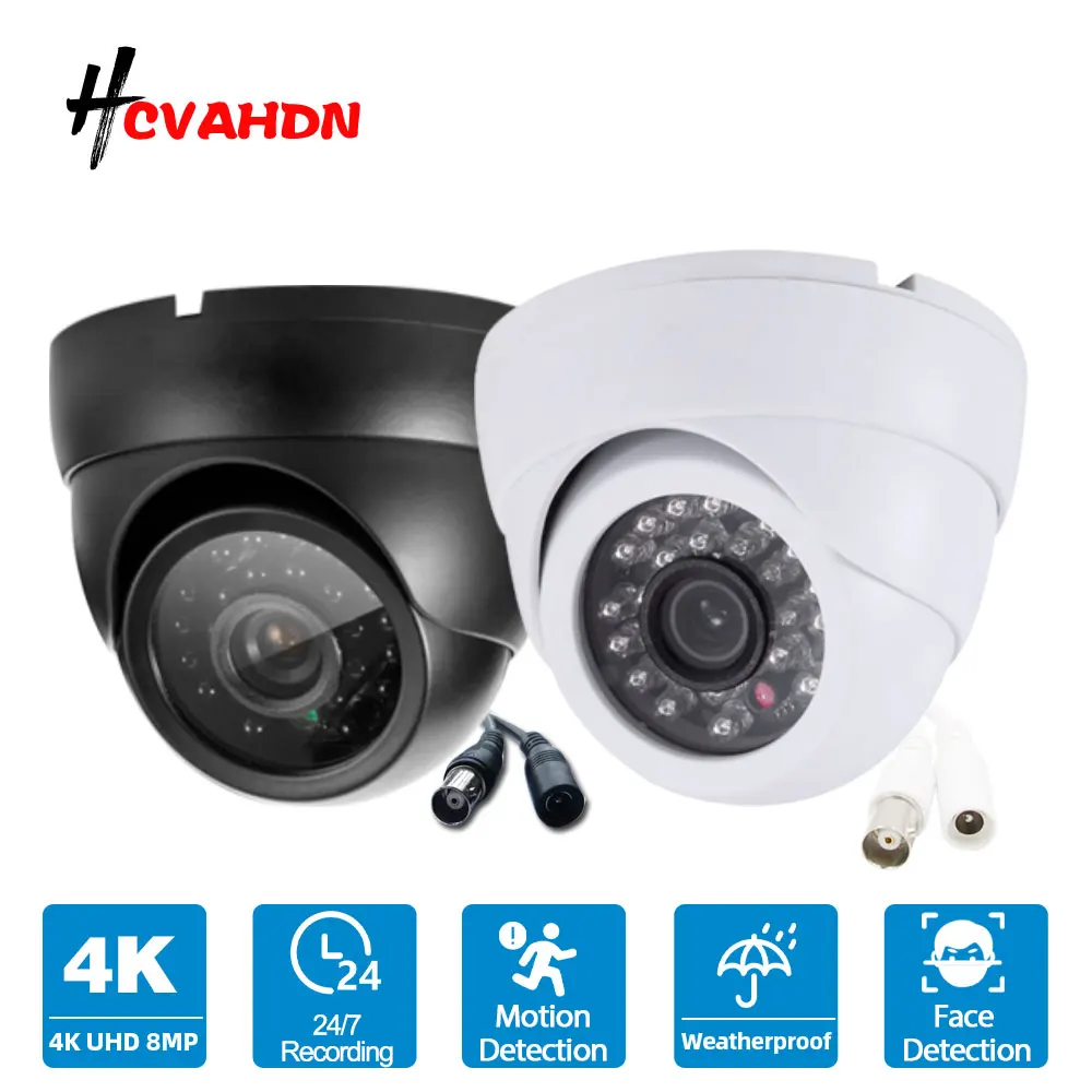 4K-CCTV-Security-Analog-Dome-Camera-BNC-Outdoor-Waterproof-Face ...