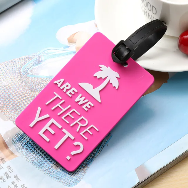 Anti Theft Luggage Tags PVC Don’t Touch Letters Baggage Name Tag ...