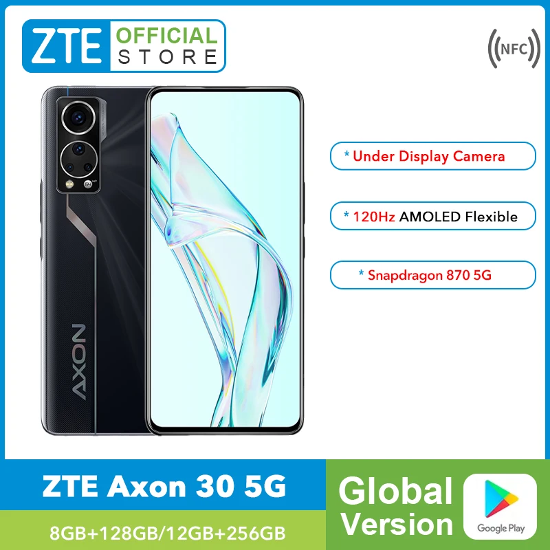 Global-Version-ZTE-Axon-30-5G-Smartphone-Under-screen-Camera-6-92-120Hz ...