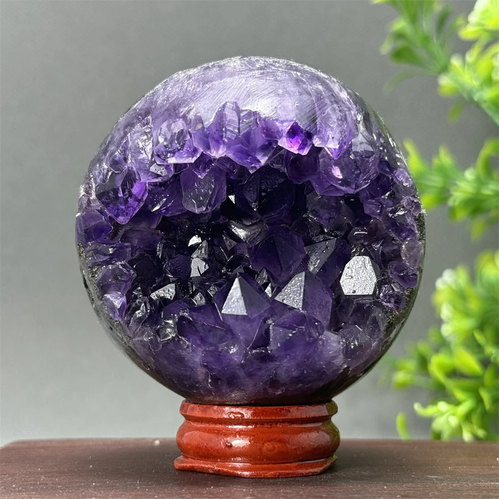 Natural-Amethyst-Cluster-Ball-Opening-Smile-Ball-Healing-Meditation ...