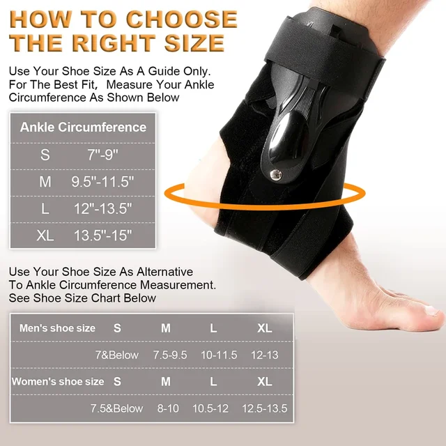 Ankle Support with Side Stabilizers - Sports Injury Supplies