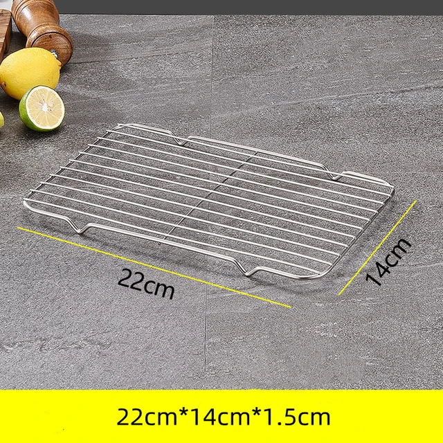 Stainless Steel Cooling Rack Non-stick Pastry Cake Stand Oven Baking ...