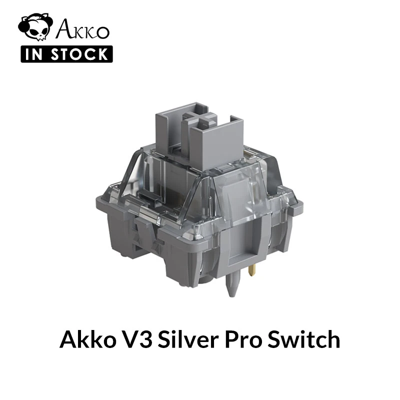 Akko-V3-pro-Silver-Switches-5-Pin-40gf-Linear-Switch-with-Dustproof ...