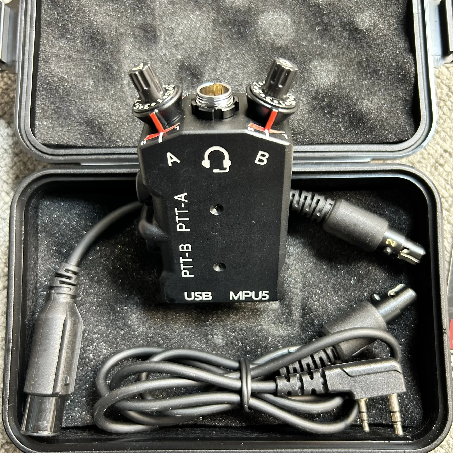 All Metal Version MPU5 DUAL PTT Functional Tactical Radio PTT for AMP ...