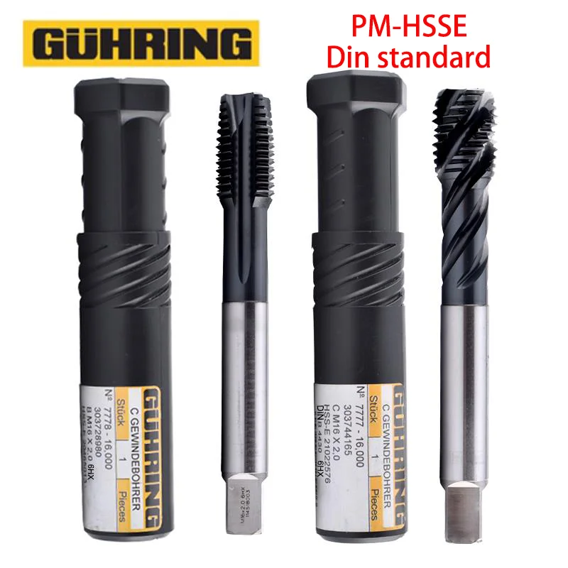 German-Original-GUHRING-1PCS-DIN-Standard-Spiral-Fluted-Tap-Pointed-M3 ...