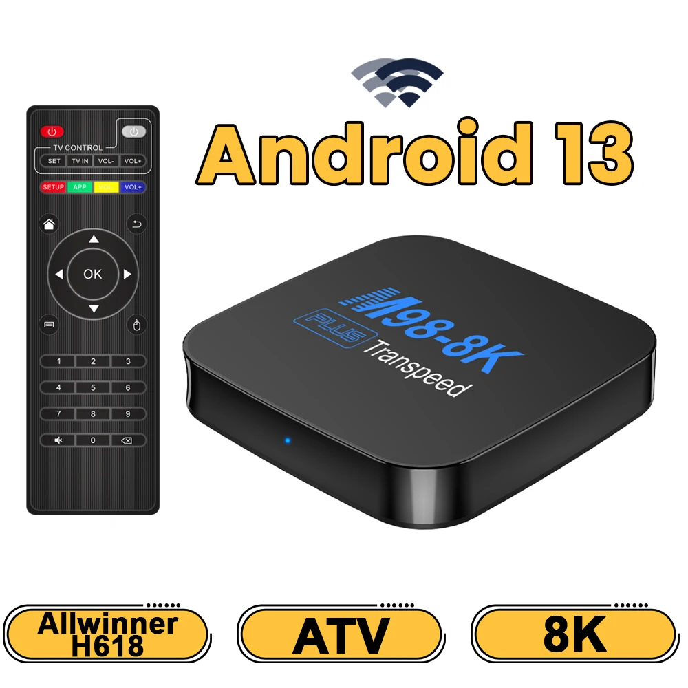 Transpeed-ATV-Android-13-TV-Box-Allwinner-H618-With-TV-Apps-BT5-0-Dual ...