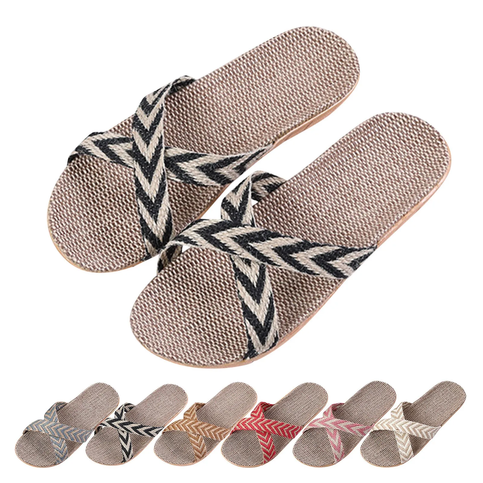 Chanclas-anchas-de-moda-para-mujer-chanclas-de-verano-talla-7-menos-de ...
